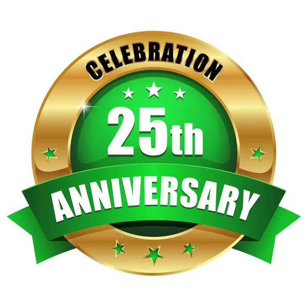 25th anniversary badge Stock Vector by ©newartgraphics 78913696