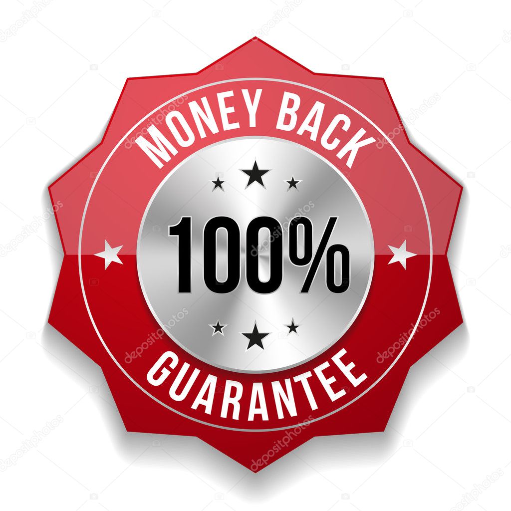Hundred percent money back badge Stock Vector Image by ©newartgraphics ...