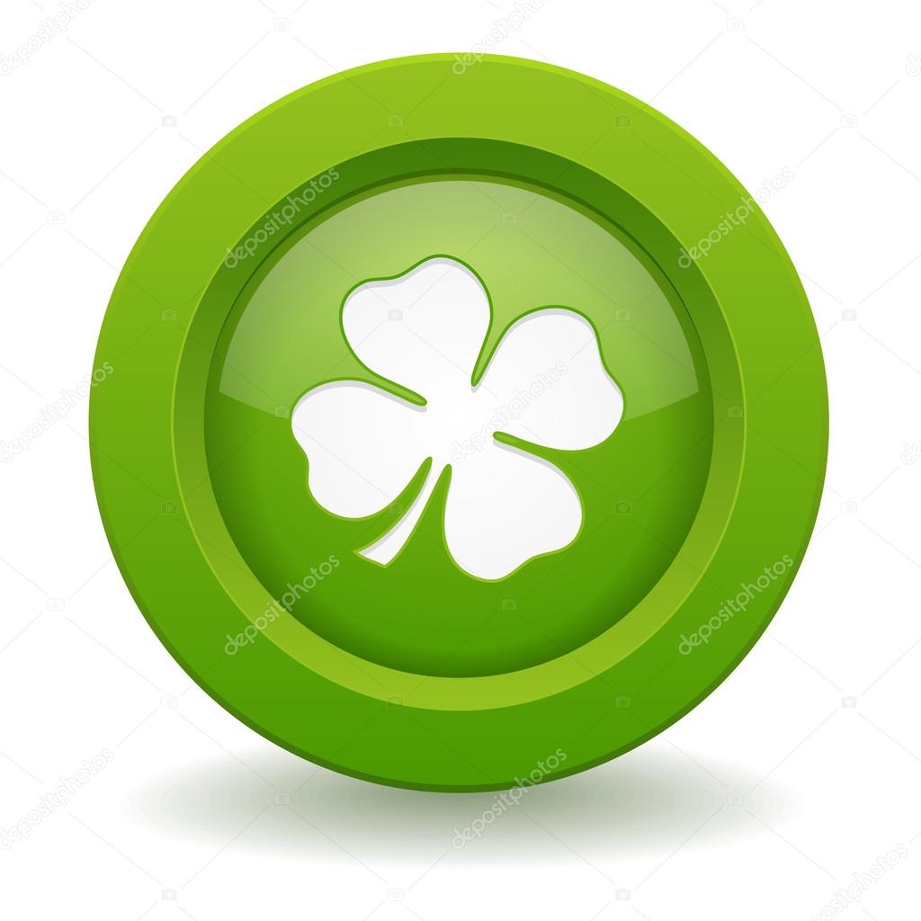 Luck button Stock Vector Image by ©newartgraphics #38927181