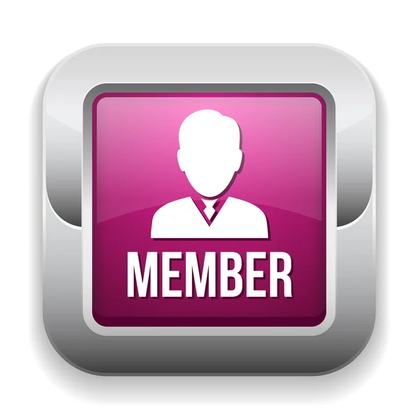 Red round female member button Stock Vector Image by ©newartgraphics ...