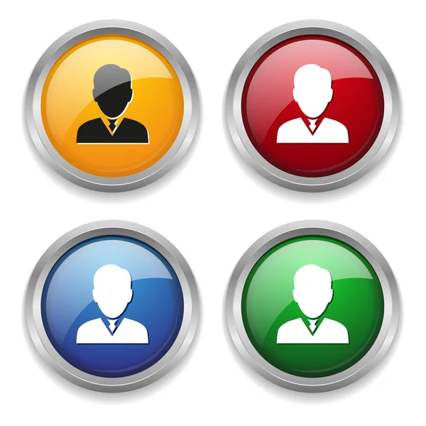 Red round female member button Stock Vector Image by ©newartgraphics ...