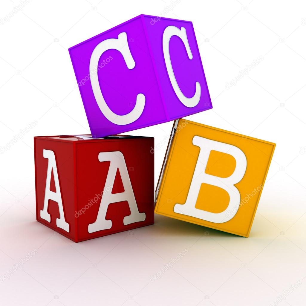 Abc Building Blocks Font