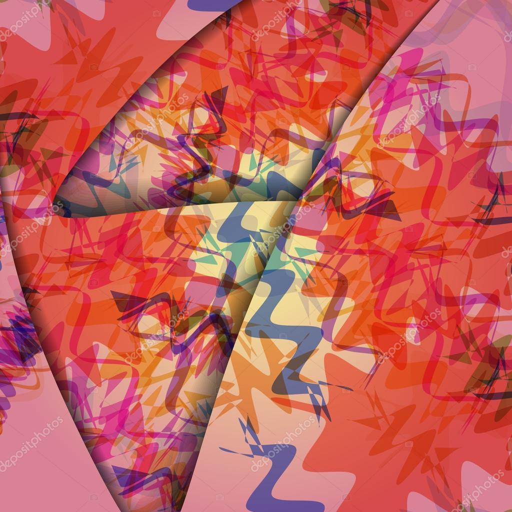 Colorful zigzag background. Stock Vector Image by ©llebbid #21559057