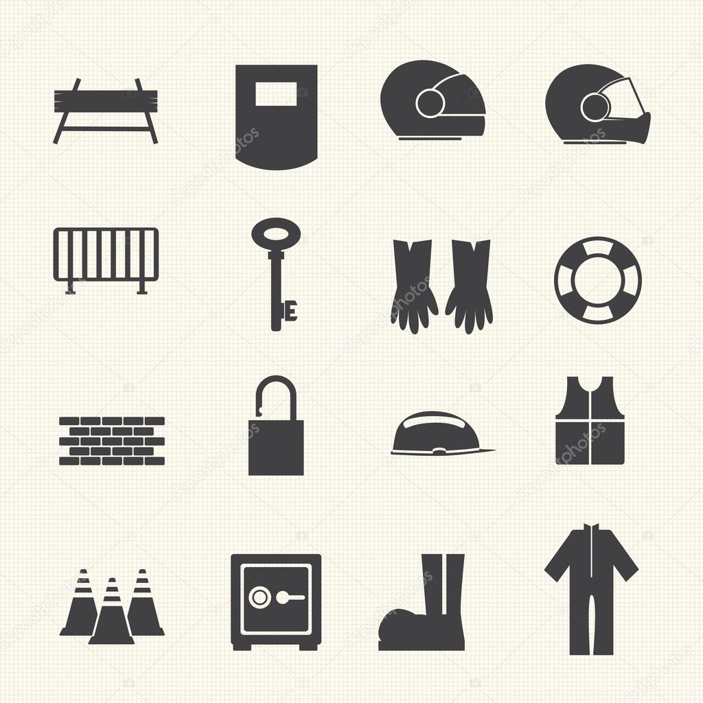 Safety icons set. Vector — Stock Vector © Kittichai #32629295 Safety icons set. Vector — Stock Vector © Kittichai #32629295