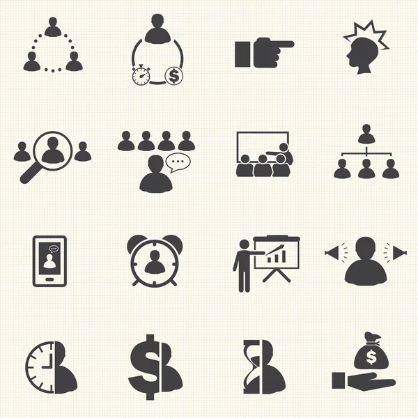 Man Daily Routine People icons set with texture background. — Stock ...