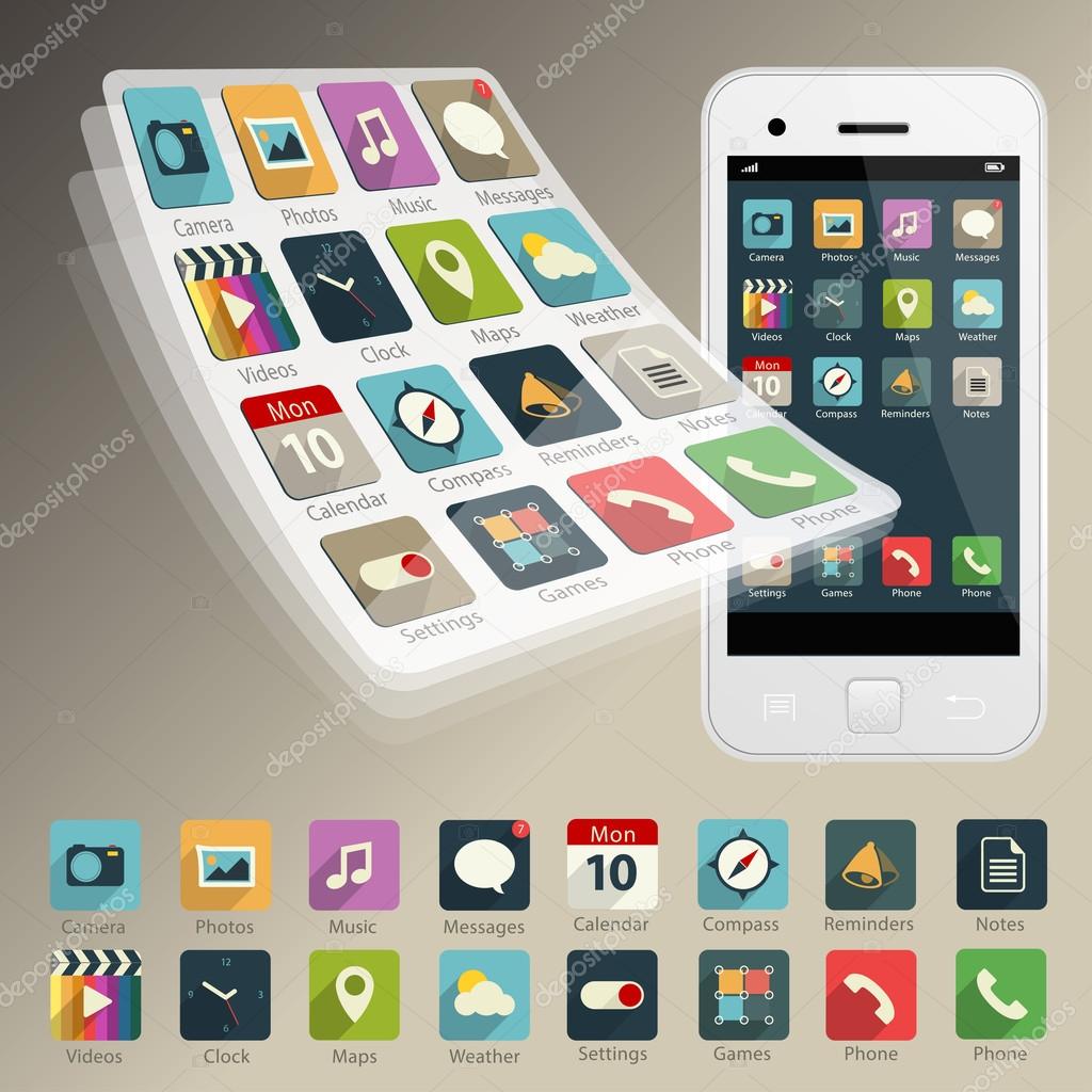 Network and mobile devices. — Stock Vector © brainpencil1 #41919189