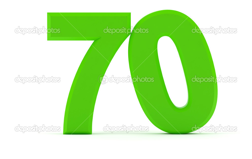 número 70 — Foto de stock © maziarAgha #30228569