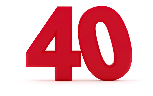 Číslo 40 — Stock Fotografie © maziarAgha #30228299 Číslo 40 — Stock Fotografie © maziarAgha #30228299