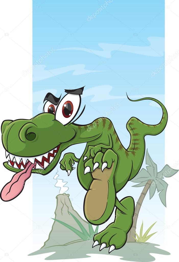 Dinosaur Stomp Stock Vector Image by ©scribbles-toons #39428079