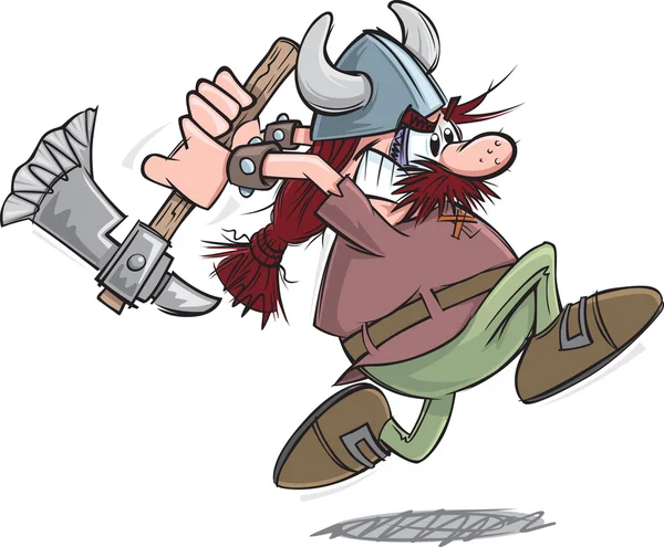 Cartoon executioner | Cartoon executioner with a big axe — Stock Vector ...