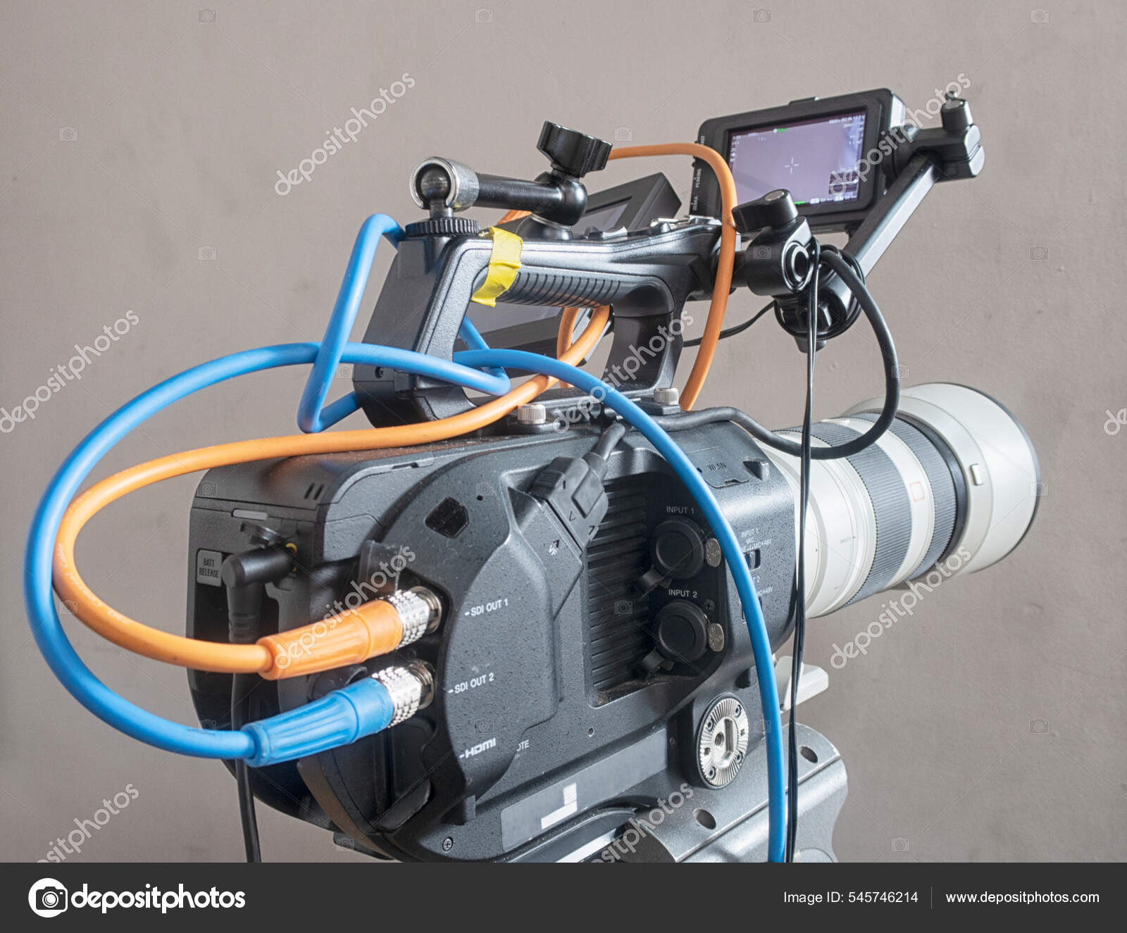 Set Preparation Video Camera Event Pavilion Professional Photographer ...