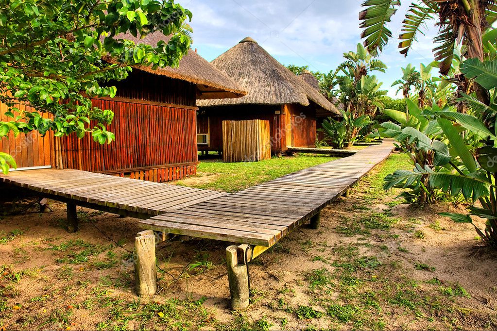 Corner of African village Stock Photo by ©photosky 21725323