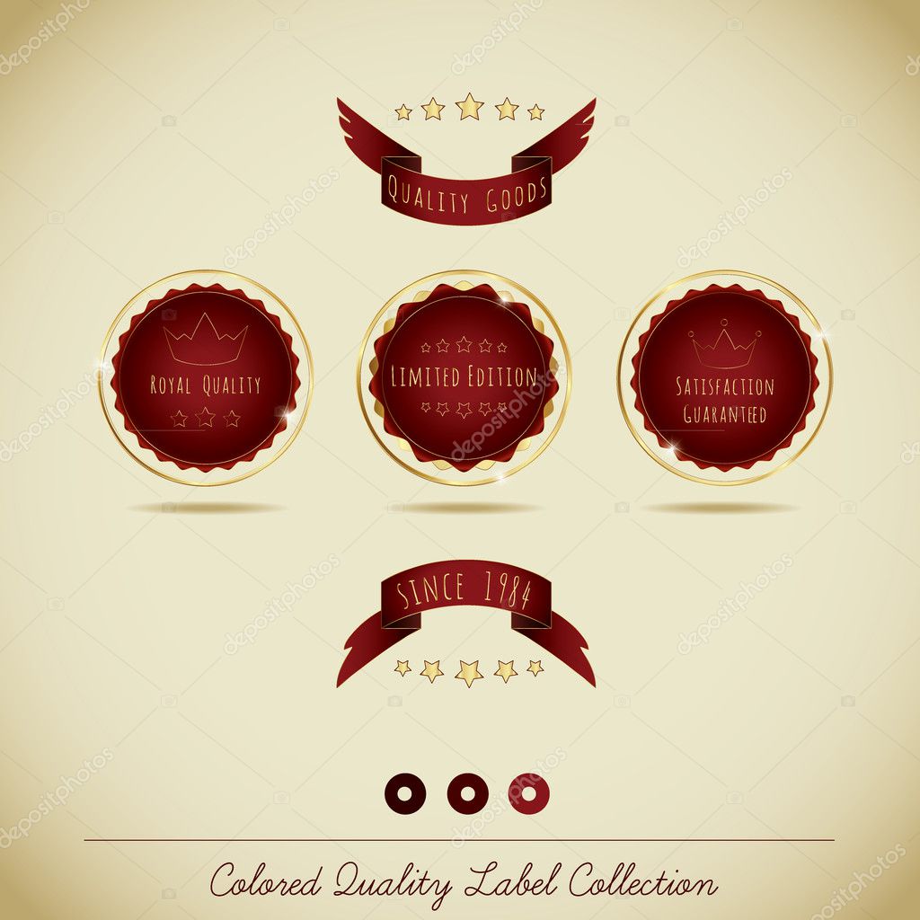 Colored Label Collection Stock Vector Image by ©rachelfee #19887053