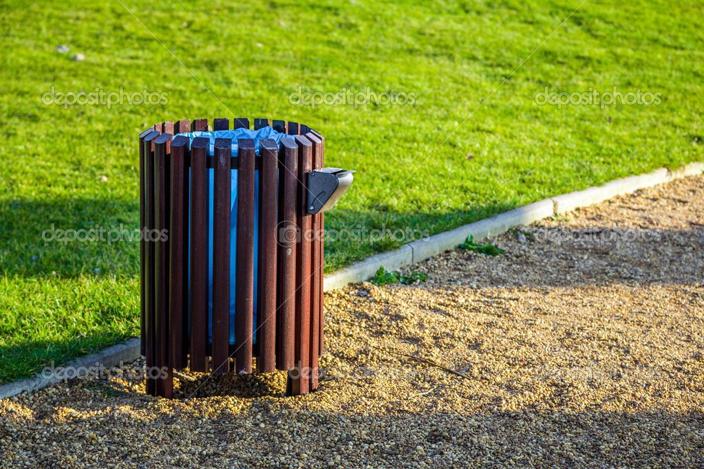 Bin in park Stock Photo by ©annavaczi 43531009