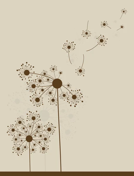 Vector Background Dandelion Stock Vector Image by ©ClassyCatStudio ...