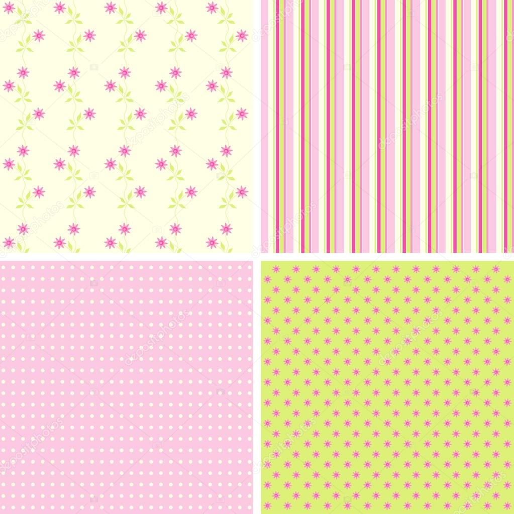 Scrapbook patterns for design, vector Stock Vector Image by ©Tolchik ...