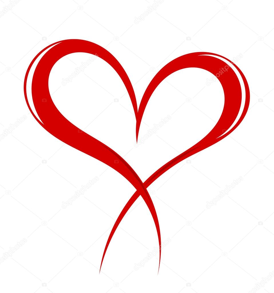 vector de corazón — Vector de stock © Studiobarcelona #25791329