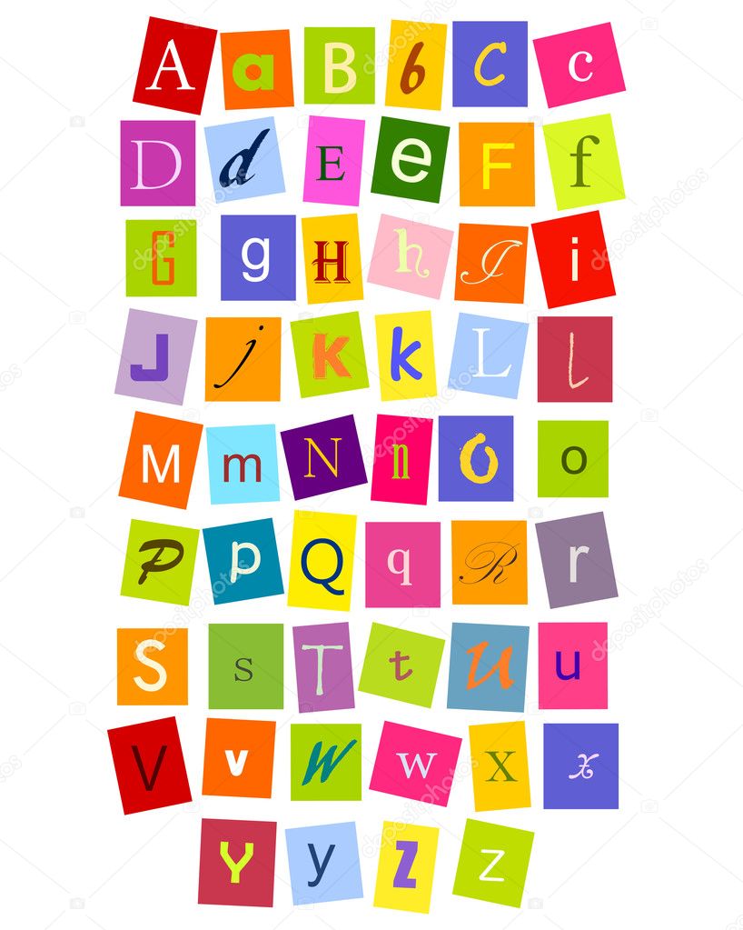 ABC letters — Stock Vector © Studiobarcelona #26463131