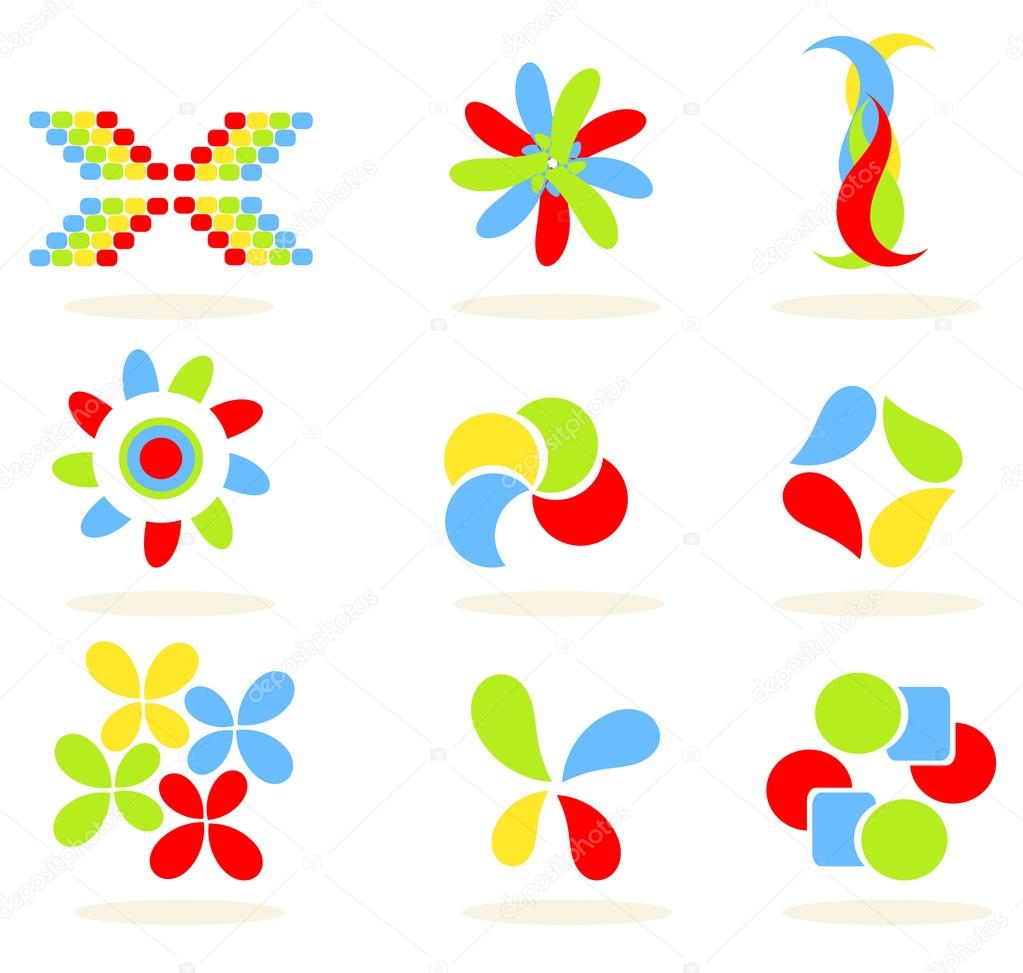 Colorful symbols Stock Vector Image by ©Studiobarcelona #27294779
