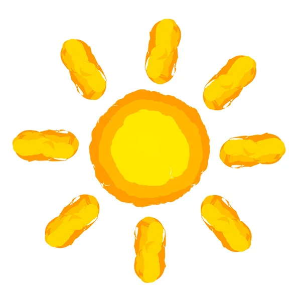 Slunce, kresba — Stock Vektor © Studiobarcelona #30448197