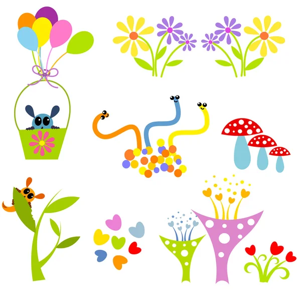 Elemen lucu Vektor Stok, Ilustrasi Elemen lucu Bebas Royalti ...