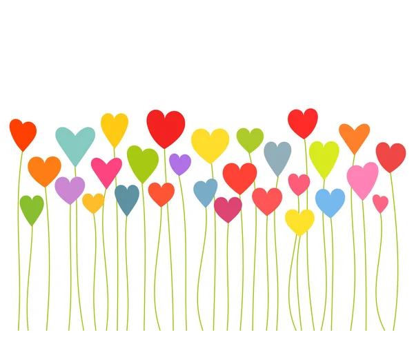 Row of hearts Vector Art Stock Images | Depositphotos