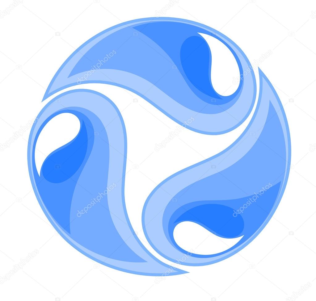 Water symbool — Stockvector © Studiobarcelona #32810107