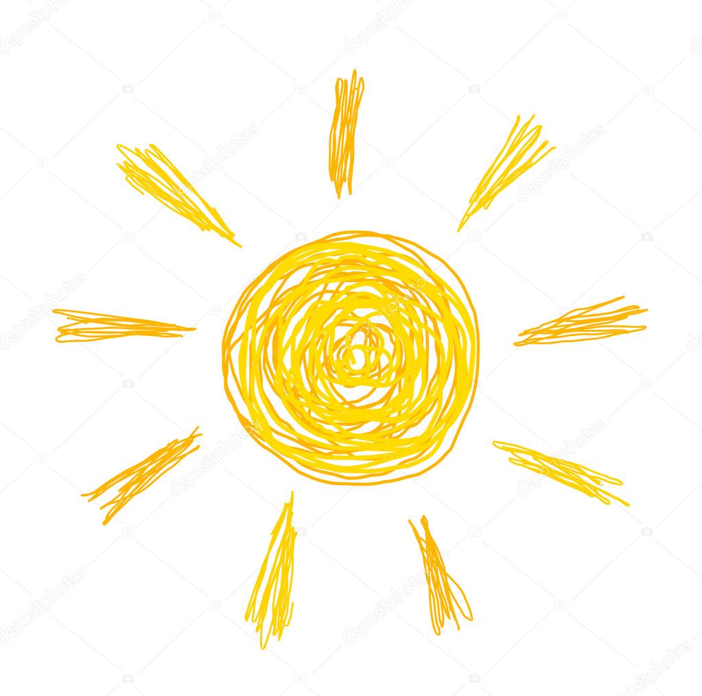 Doodle illustration du soleil Stock Vector by ©Studiobarcelona 35744229