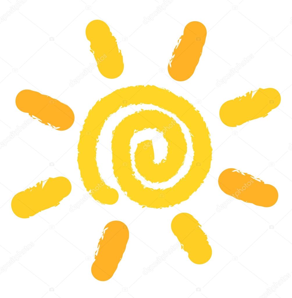 Sun painting Stock Vector Image by ©Studiobarcelona #37226269