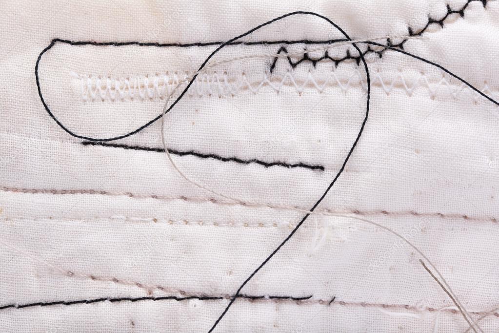 Texture cloth with stitch — Stock Photo © samsonovs #33718413