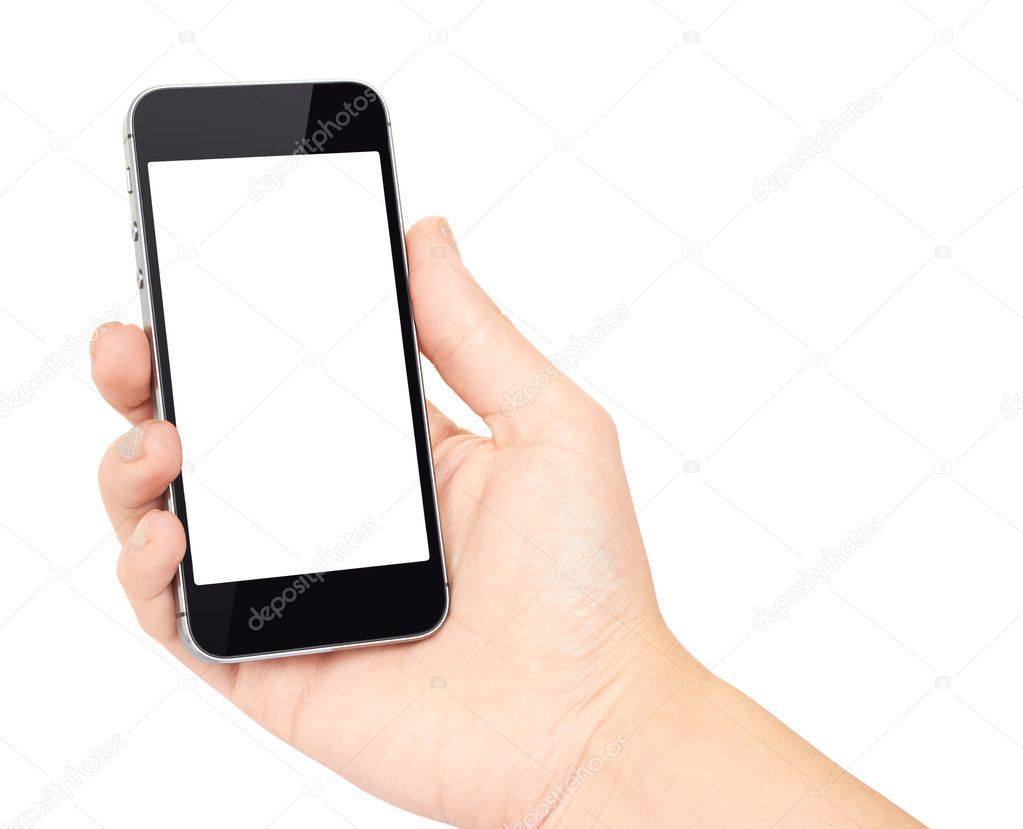 Téléphone dans la main — Photographie samsonovs © #40483495