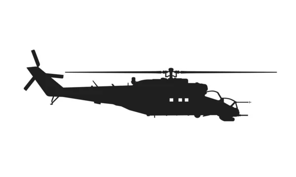 Apache Helicopter Silhouette