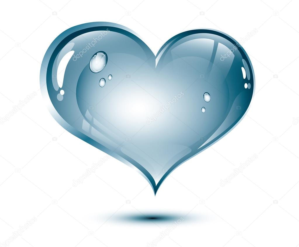 corazón azul — Archivo Imágenes Vectoriales © evetodew #27385833