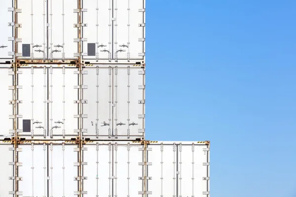 Cargo container stack Stock Photo by ©Torsakarin 141544648