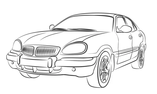 Sketsa Mobil Mainan Vektor Stok oleh ©Designer_an 232277576