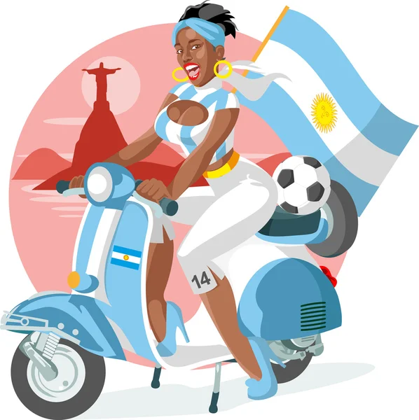 Pizza girl Stock Vector Image by ©mauromod #26208603