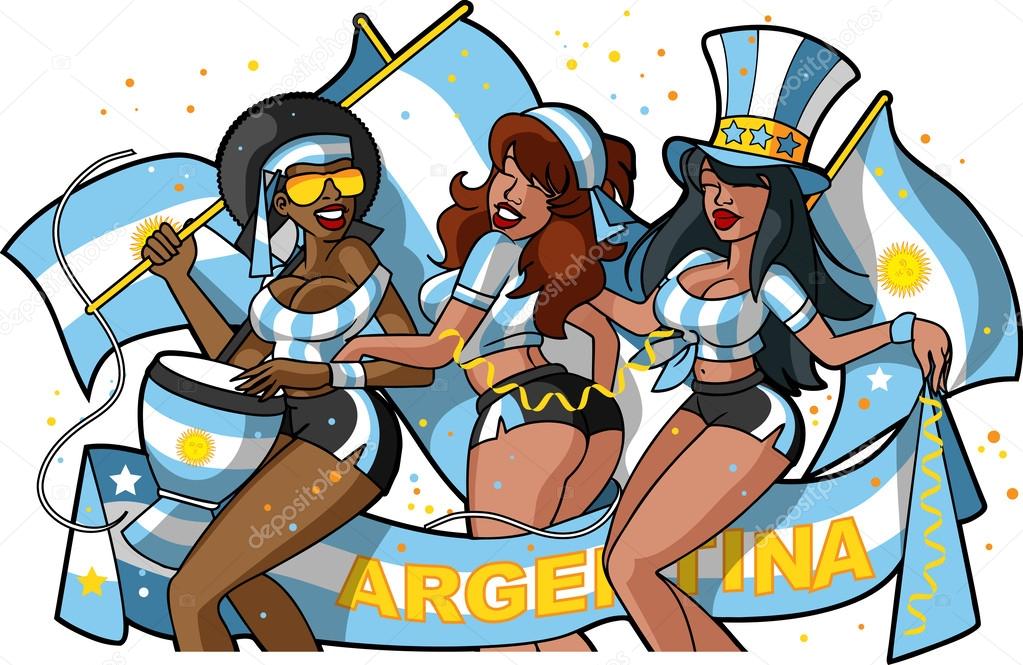 Argentina Futbol Fans World Cup 2014 Argentinian Football Fan Shot