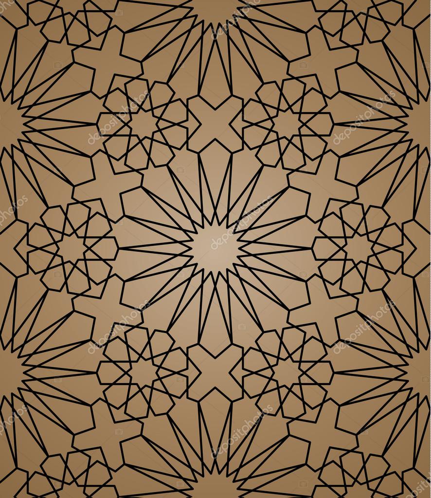 Seamless arabic background Stock Vector by ©vinkle 20093233