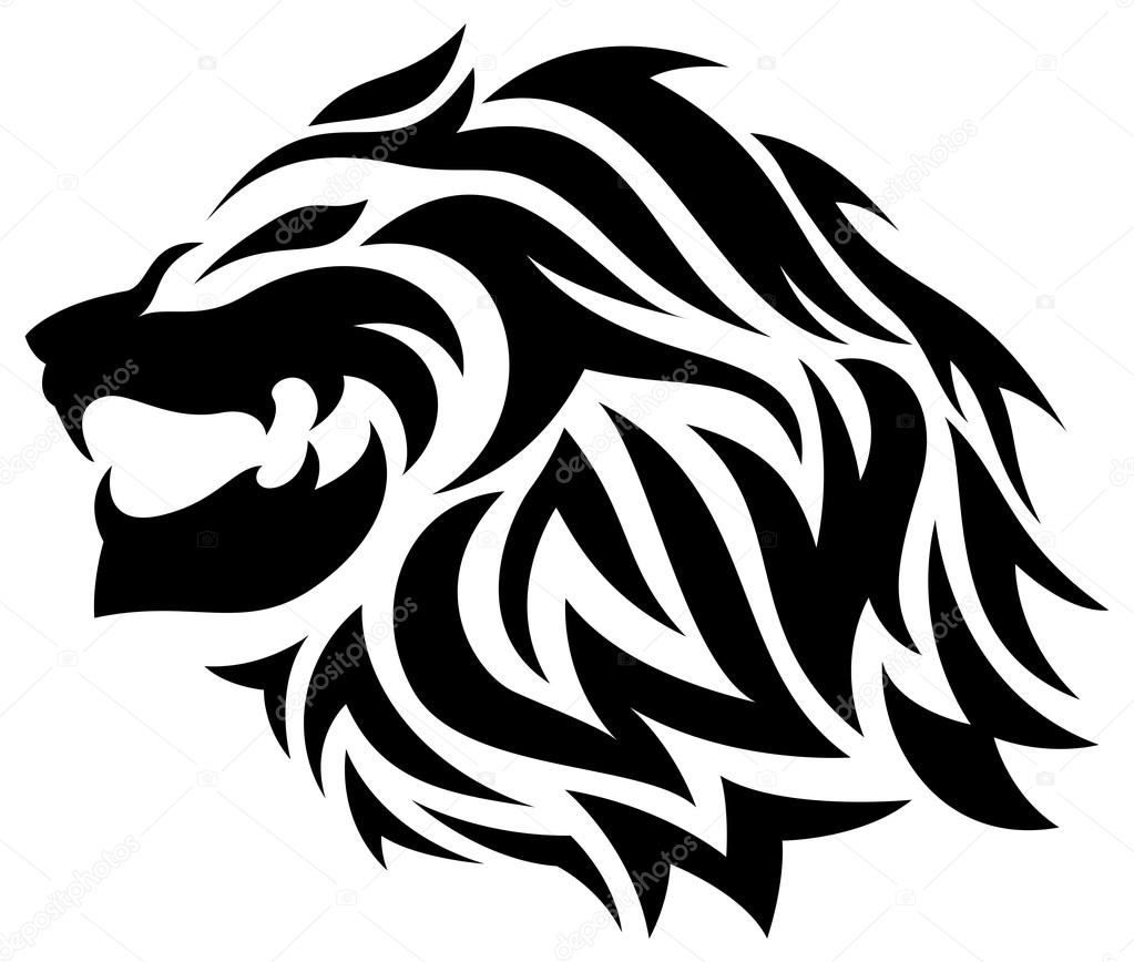Tribal lion tattoo Stock Vector Image by ©StellarStock #20392329