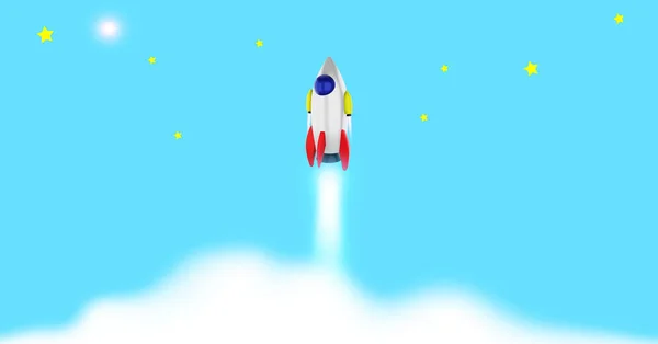 Apollo 13 Rocket Drawn