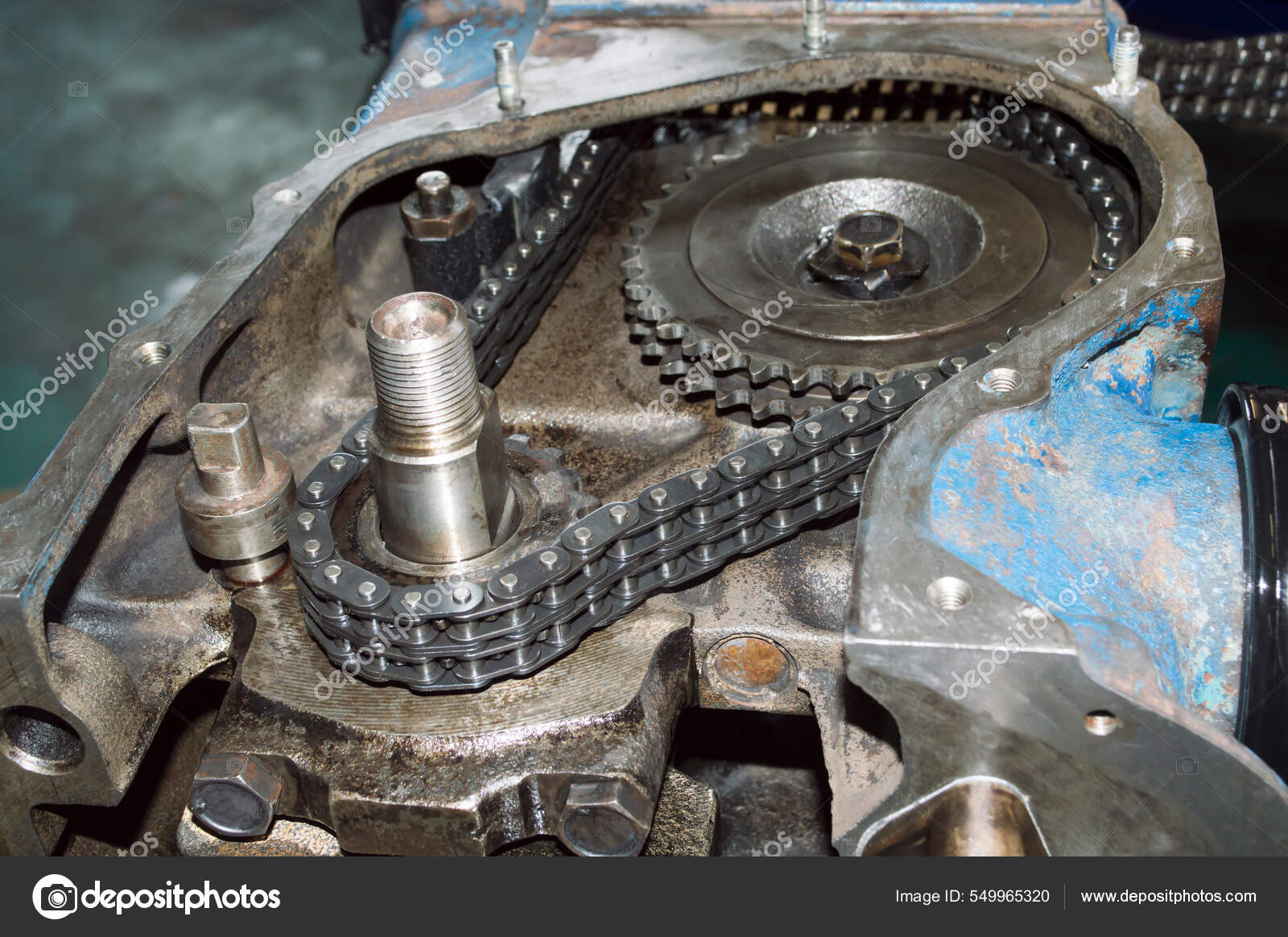 Chain Drive Camshaft Drive Automobile Internal Combustion Engine ...