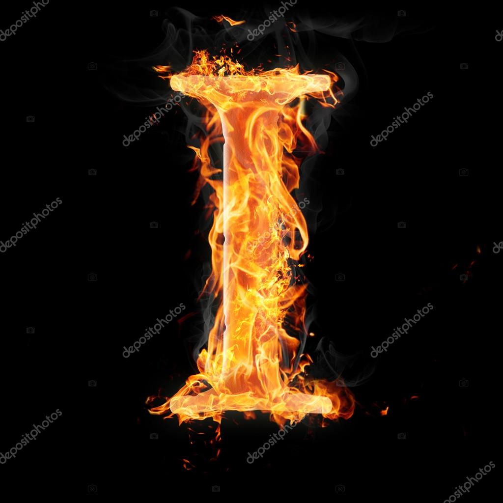 Burning objects and objects on fire background — Stock Photo ...