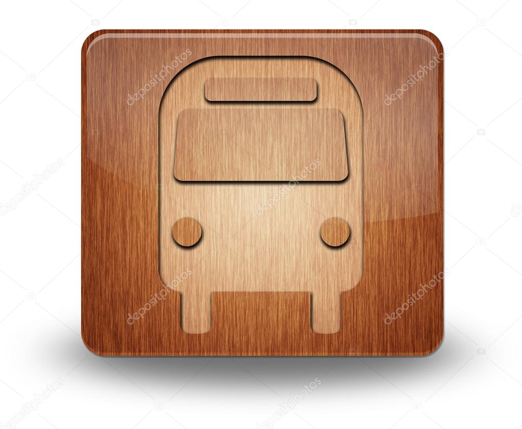 Icon,Button,Pictogram "Bus, Ground Transportation" — Stock Photo ...
