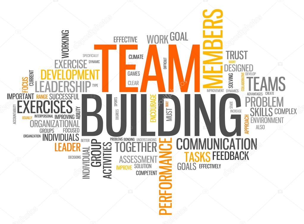 Word Cloud Team Building — Stock Photo © mindscanner #38821349