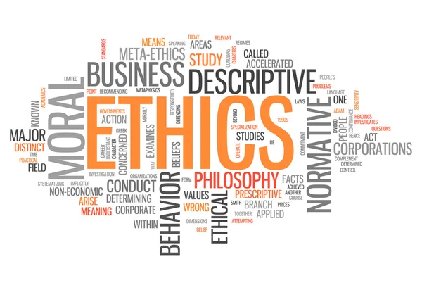 Word Cloud Ethics — Stock Photo © mindscanner #39035989