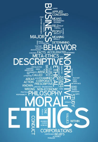 Word Cloud Ethics — Stock Photo © mindscanner #39035989