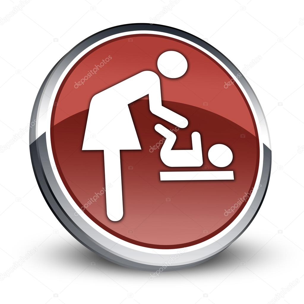Icon, Button, Pictogram Baby Change — Stock Photo © mindscanner #39034847