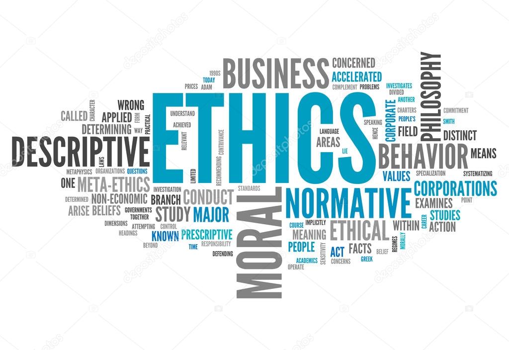 Word Cloud Ethics — Stock Photo © mindscanner #39035989