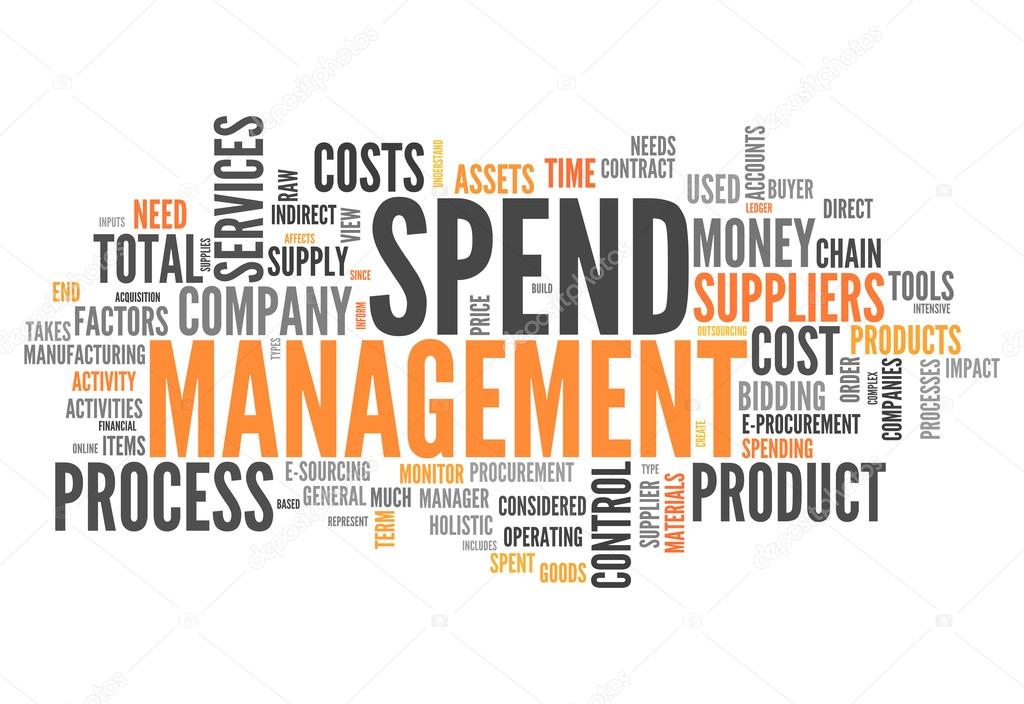 Word Cloud Spend Management — Stock Photo © mindscanner #41871175