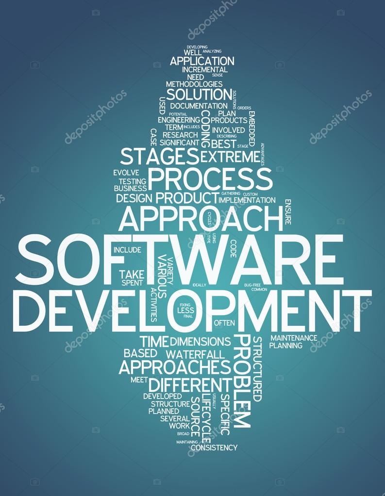 Word Cloud Software Design Stock Photo by ©mindscanner 42138801